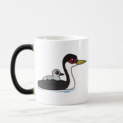 See Cute Western Grebe Baby Photos