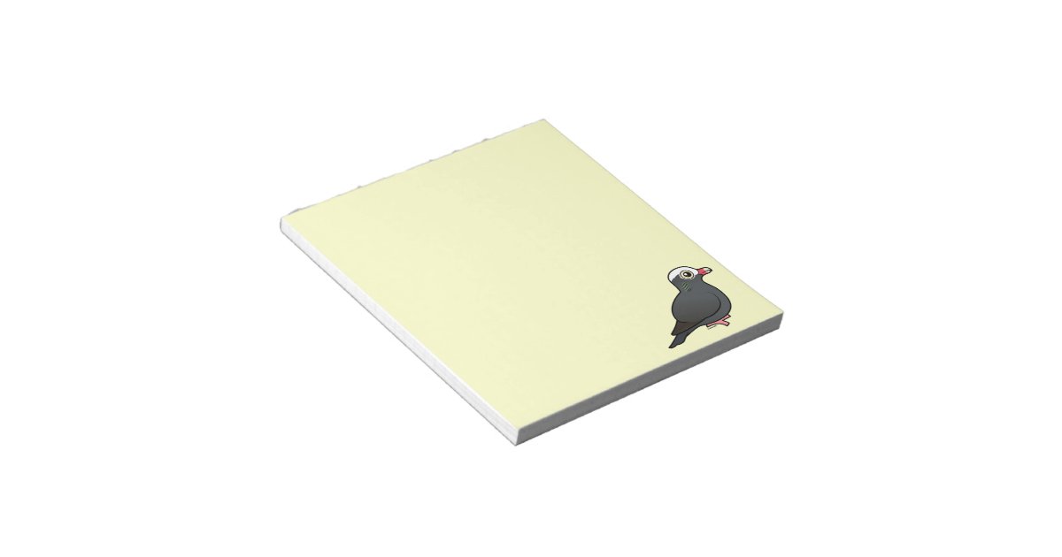 Birdorable White-crowned Pigeon Notepad | Zazzle