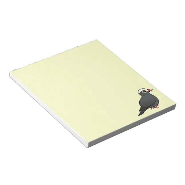 Birdorable White-crowned Pigeon Notepad | Zazzle