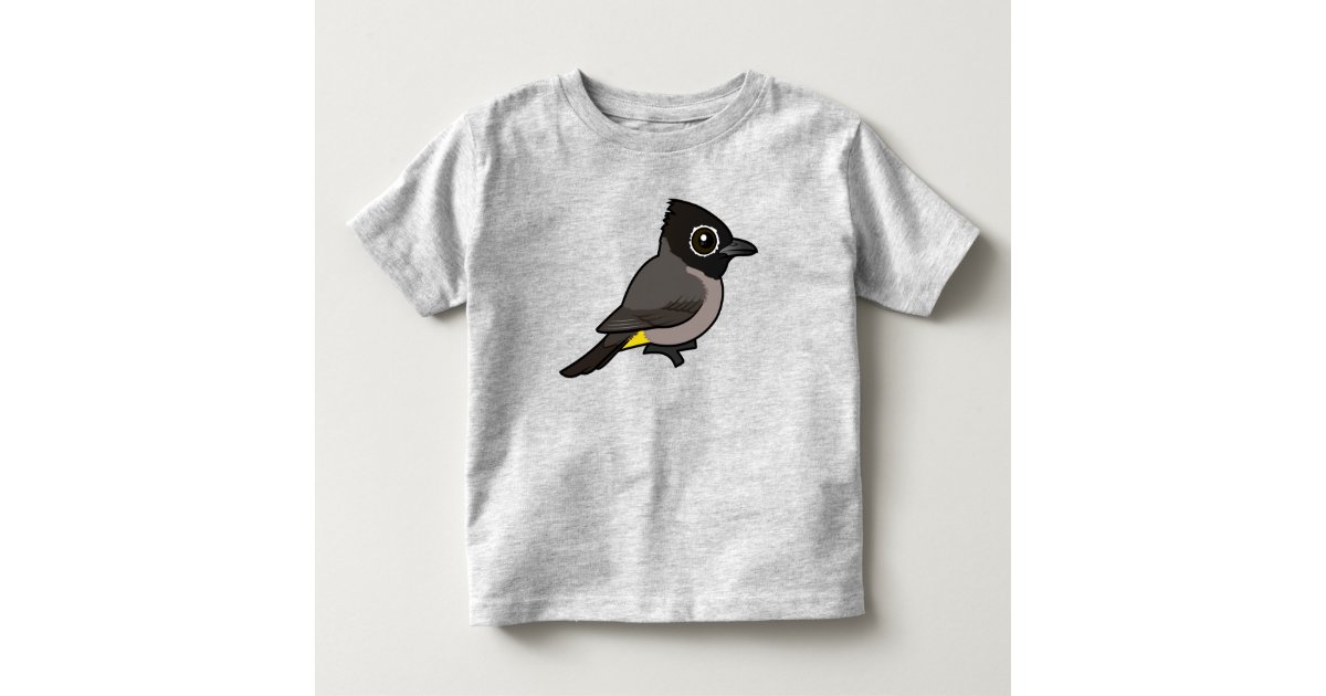 Birdorable White-spectacled Bulbul Toddler T-shirt | Zazzle