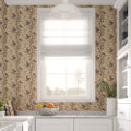 Birds and Branches on Cream Wallpaper | Zazzle