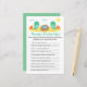 Birds and nest Nursery Rhyme Quiz baby shower game | Zazzle