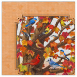 Autumn Tree Fabric | Zazzle