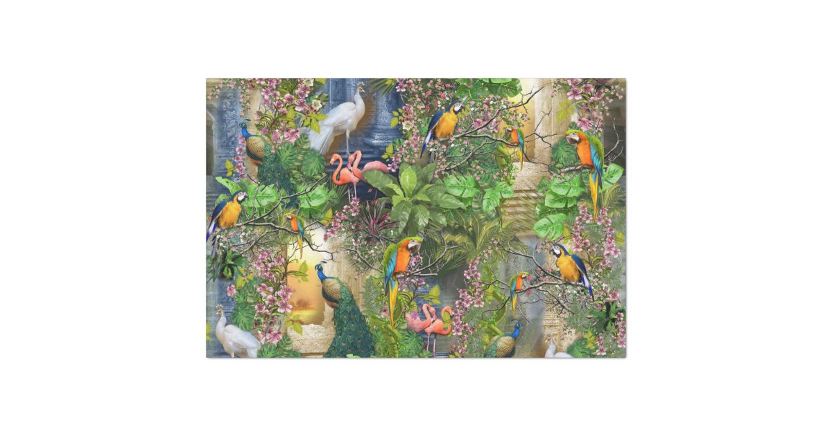 Birds of Paradise Tissue Paper | Zazzle