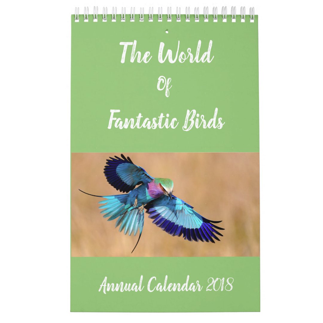 Birds of the World Annual Calendar | Bird Gifts | Zazzle