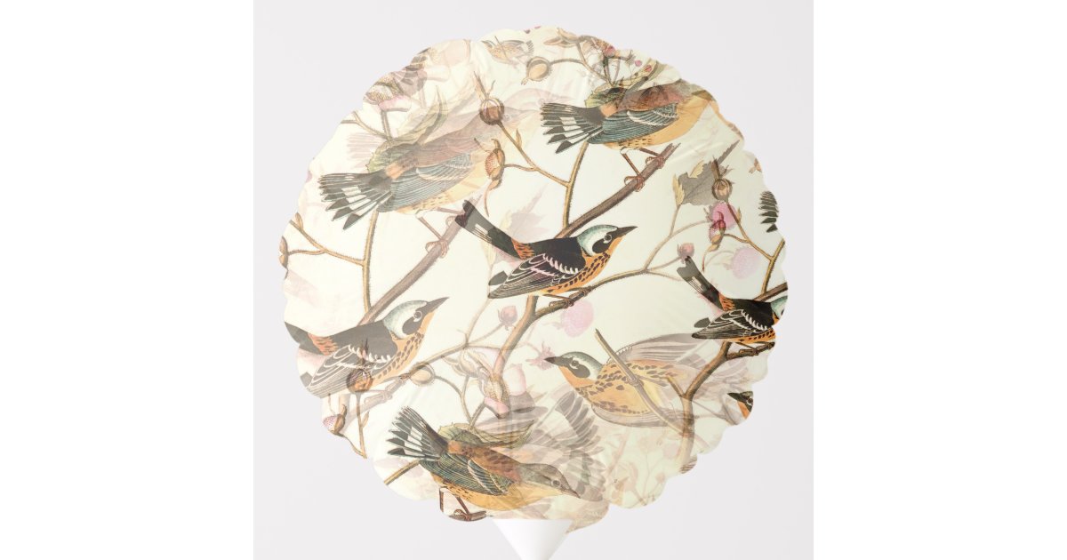 Birds on a Branch Balloon | Zazzle