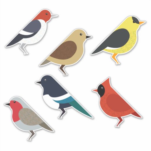 Birds Sticker | Zazzle