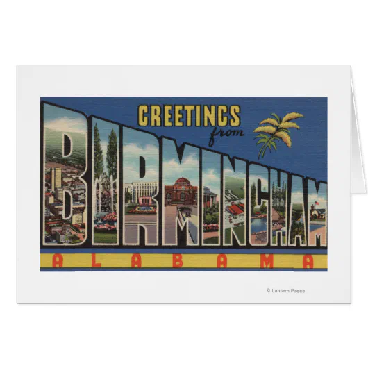 Birmingham, Alabama - Large Letter Scenes | Zazzle