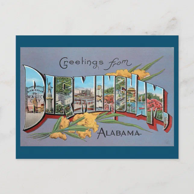 Birmingham Alabama Postcard | Zazzle