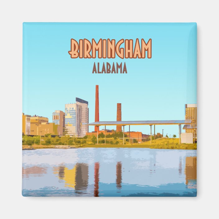 Birmingham Alabama Railroad Park Downtown Magnet | Zazzle.com