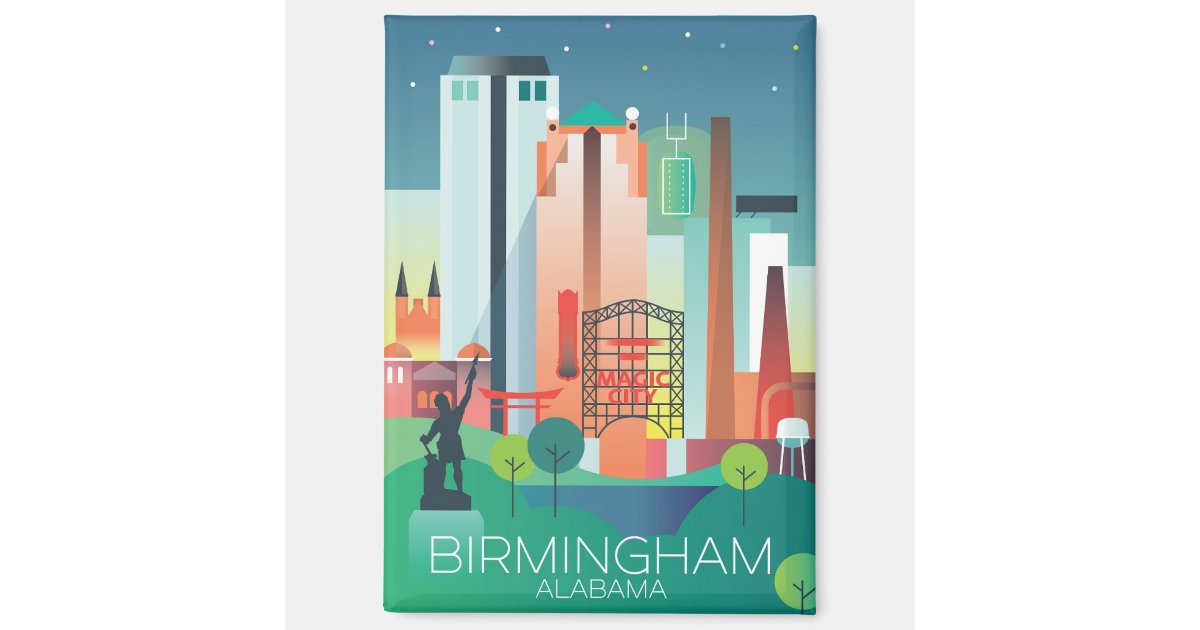 Birmingham Alabama Refrigerator Magnet | Zazzle