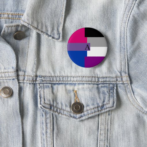 Biromantic Asexual Bi Ace Pin | Zazzle