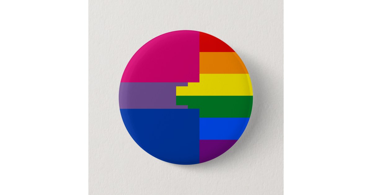 Biromantic Homosexual Pin | Zazzle