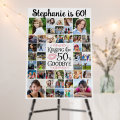 Birthday 42 Photos Kissing Her Decade Goodbye Foam Board | Zazzle