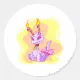 Birthday Aisha Classic Round Sticker | Zazzle