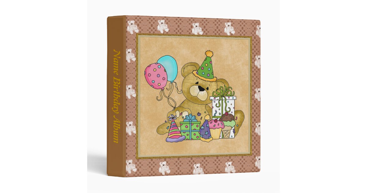 Birthday Album Binder | Zazzle