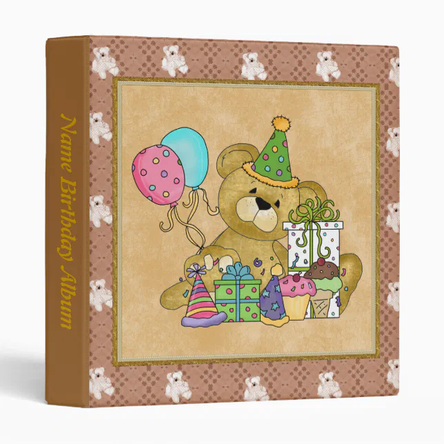 Birthday Album Binder | Zazzle
