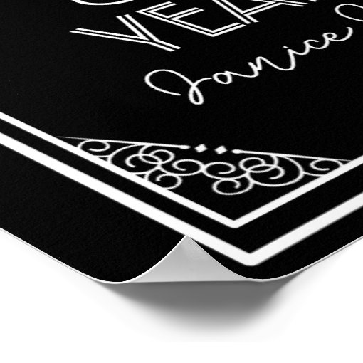 Birthday Anniversary Retirement change the number Poster | Zazzle