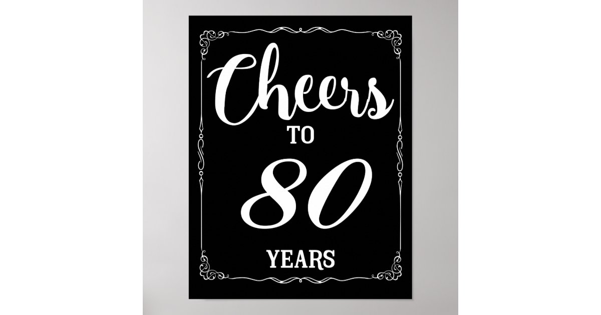 Birthday Anniversary Retirement change the number Poster | Zazzle