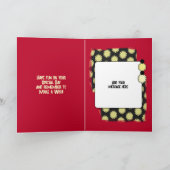 Birthday awesome nephew photo red black card | Zazzle