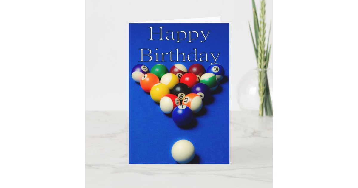 Birthday Balls Card | Zazzle