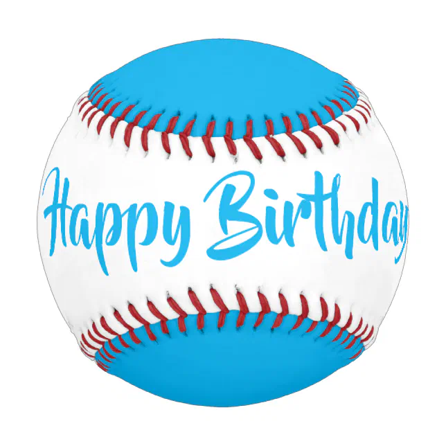 Birthday baseball by dalDesignNZ | Zazzle
