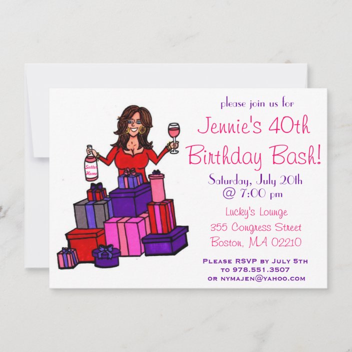 Birthday Bash Invitation | Zazzle.com