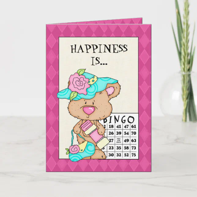 Birthday Bingo Greeting card | Zazzle