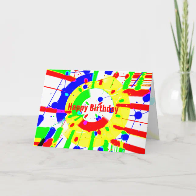 Birthday Blast Card | Zazzle