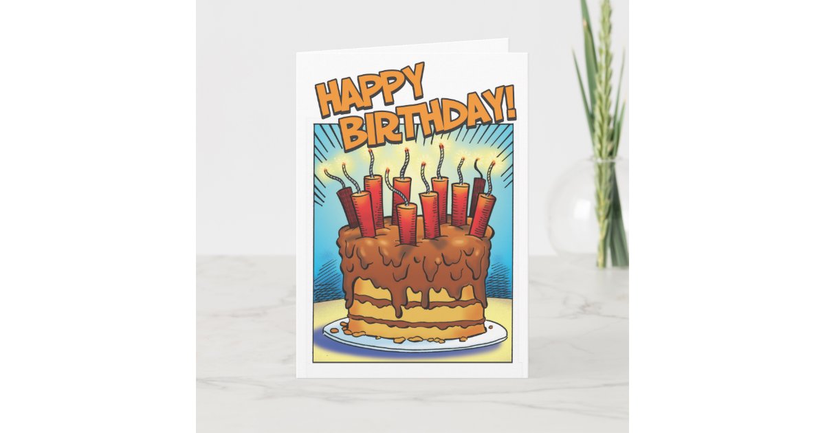 Birthday Blast Card | Zazzle