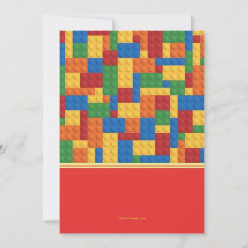 Birthday Blocks Photo Invitation | Zazzle