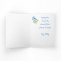 Birthday Bluebird Watercolor Bird Collection Card | Zazzle