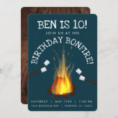 Birthday Bonfire Invitation | Zazzle