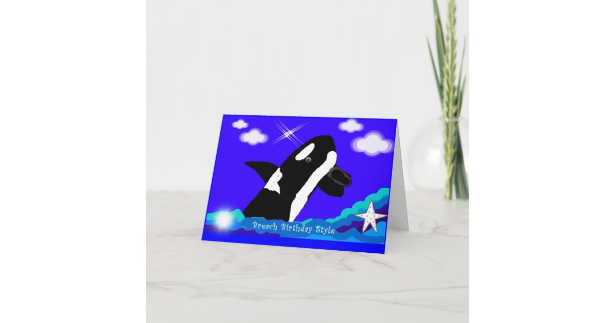 Birthday Breach Card | Zazzle