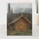 BIRTHDAY CABIN OFF THE GRID GREETING CARD | Zazzle