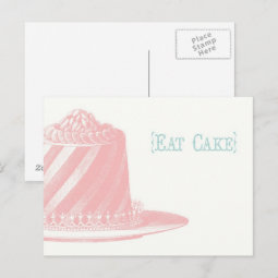 Birthday Cake Postcard | Zazzle