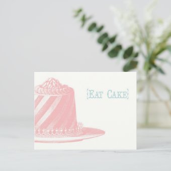 Birthday Cake Postcard | Zazzle
