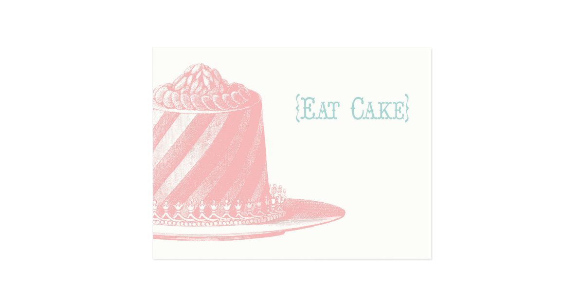 Birthday Cake Postcard | Zazzle.com