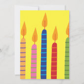 Birthday Candles Birthday Party Invitation | Zazzle
