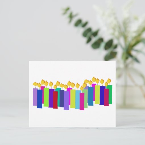 Birthday Candles Postcard | Zazzle