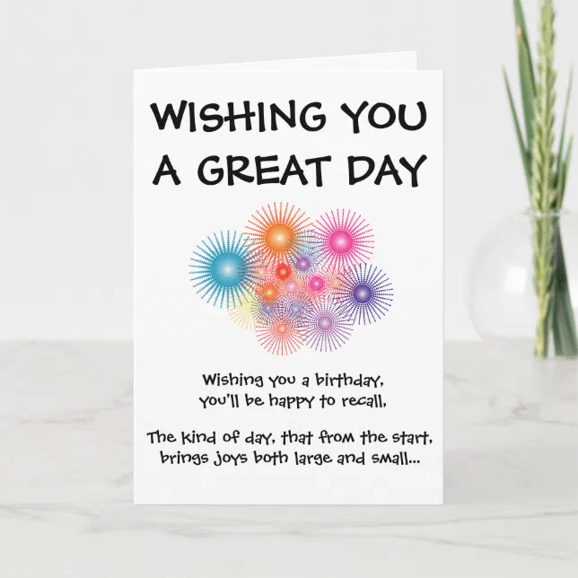 BIRTHDAY CARD | Zazzle