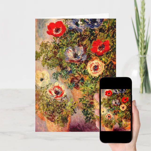 Birthday Card - Art by Claude Monet | Zazzle