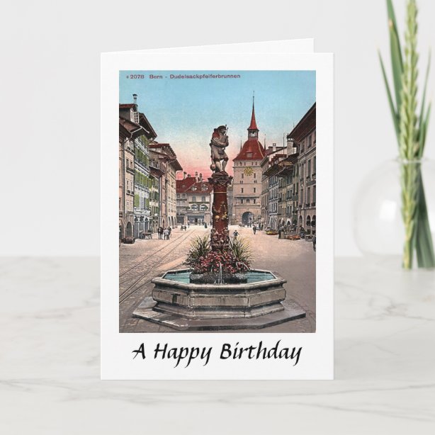 Switzerland Birthday Cards | Zazzle