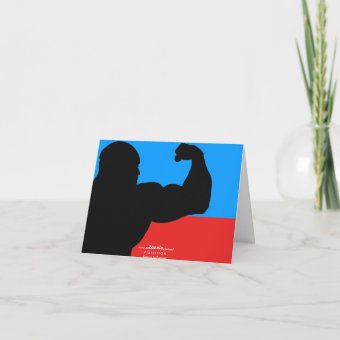 Birthday Card Bodybuilder | Zazzle