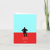 Birthday Card Bodybuilder Stripe | Zazzle