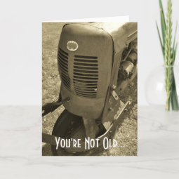 Birthday Card for an Oldtimer | Zazzle