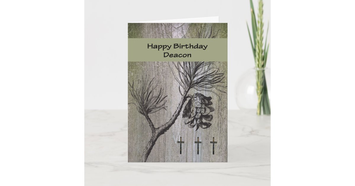 Birthday Card for Deacon | Zazzle