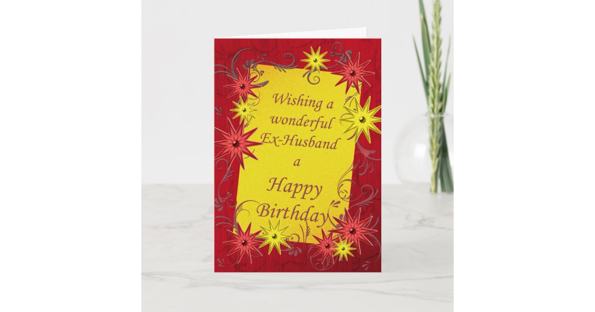 Birthday Card For Ex husband Zazzle birthday-card-for-ex-husband-zazzle