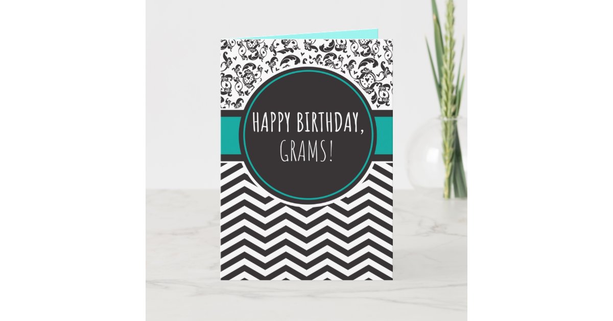 Birthday Card for Grams | Zazzle
