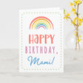 Birthday Card for Mami | Zazzle